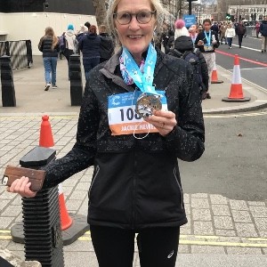 Cancer Research UK London Winter Run - Jackie Newell